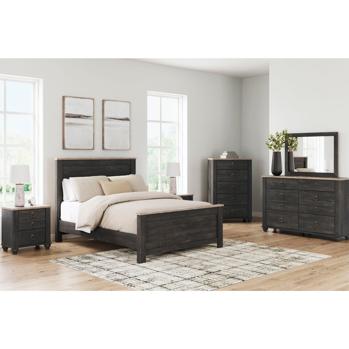 Nanforth 5 Piece Panel Bedroom | Ashley Canada