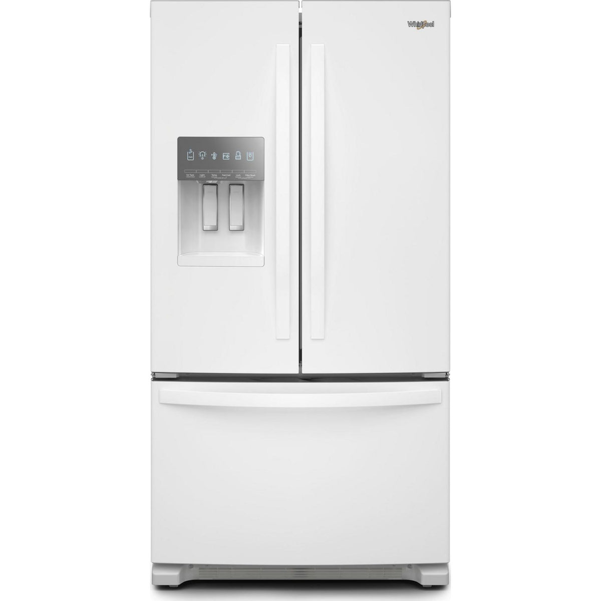 Whirlpool French Door Fridge (WRFF3436RW) - White | Ashley Canada