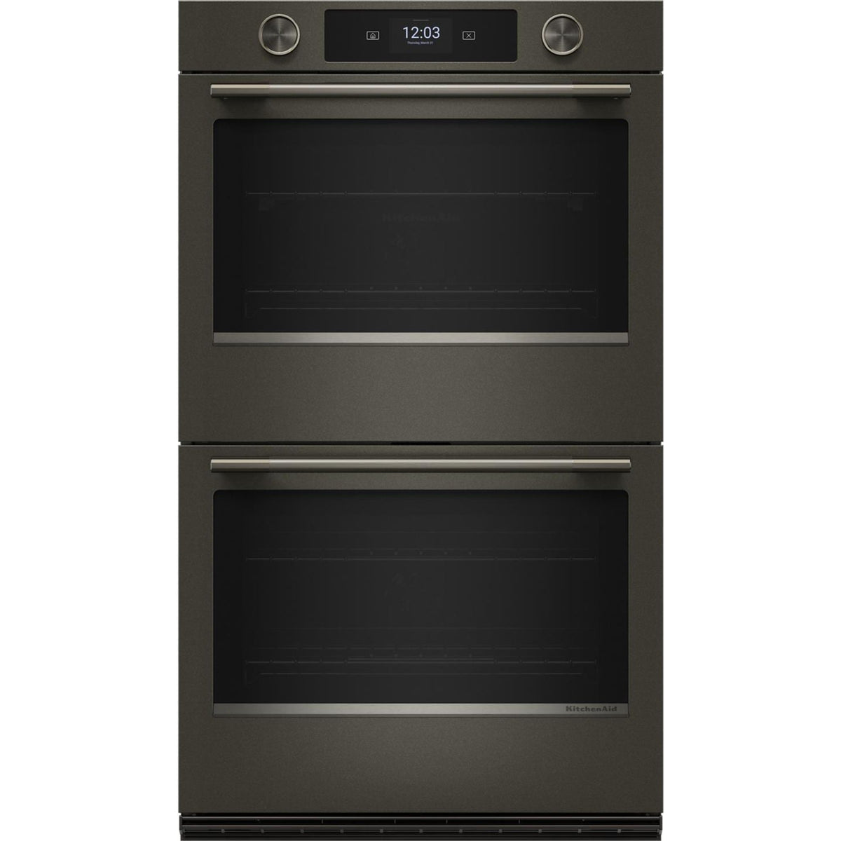 KitchenAid 30" Double Wall Oven (KOED930SBE) - Black Ore | Ashley Canada