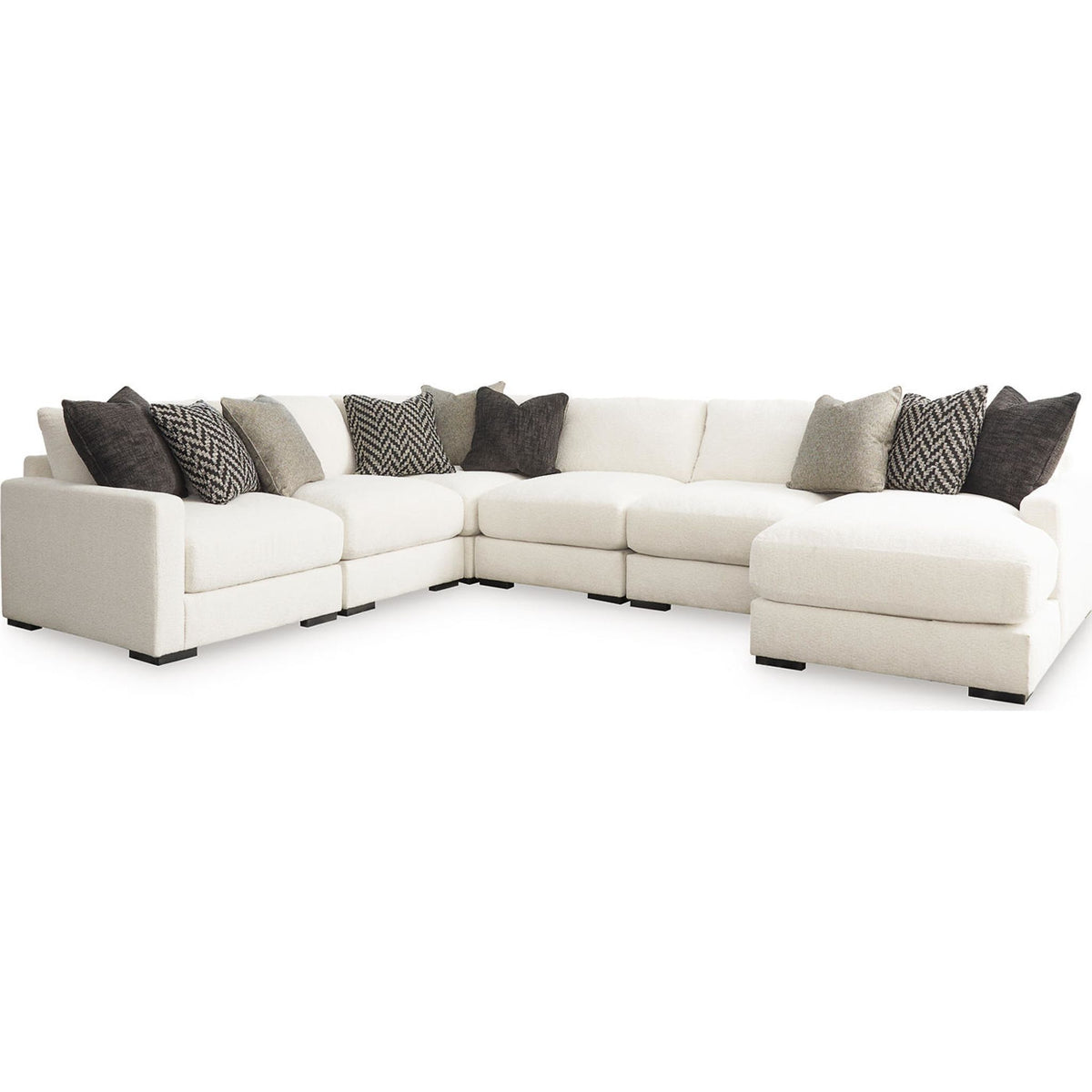 Elissa Court-Exclusive 6 Piece Modular Sectional with Chaise | Ashley ...