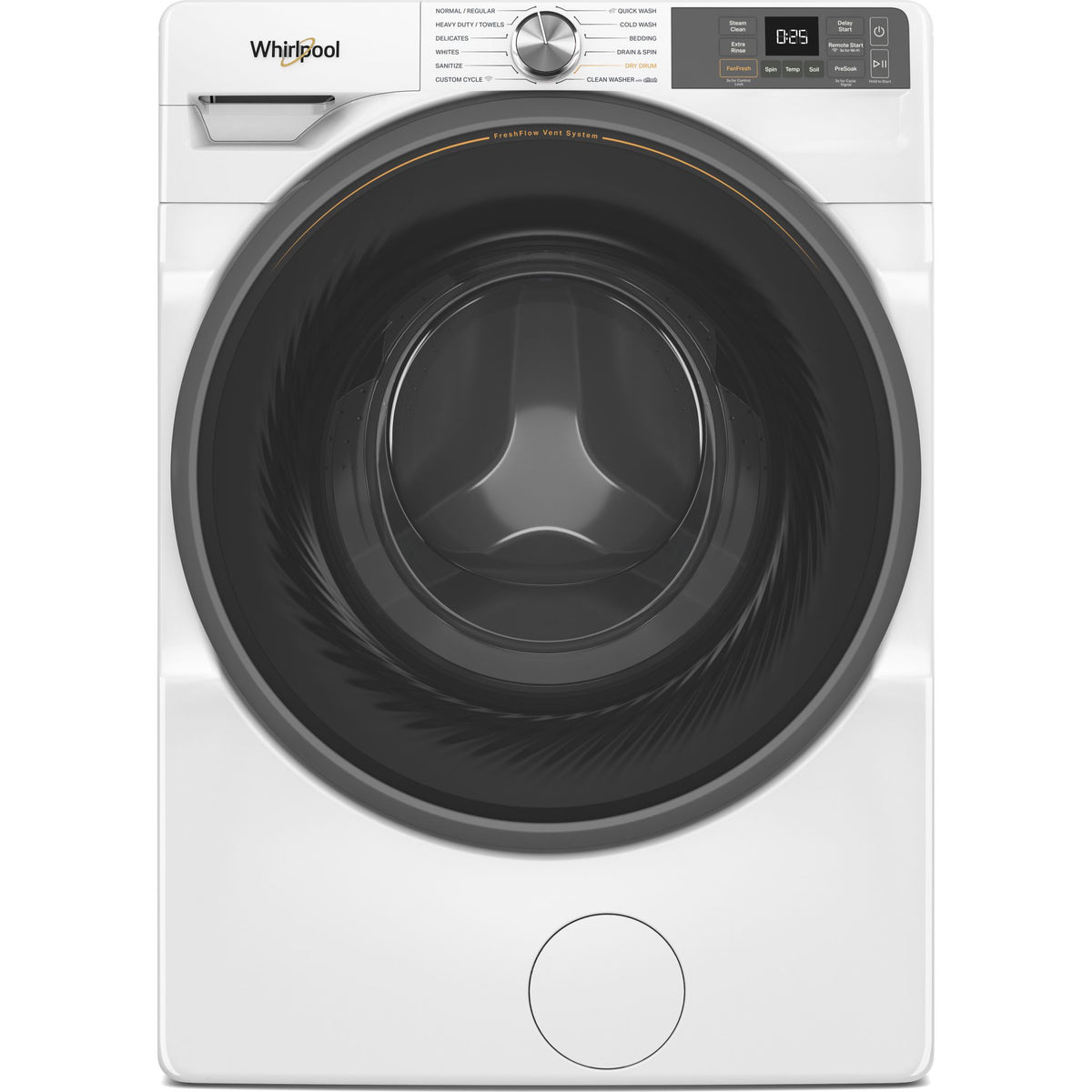 Whirlpool Front Load Washer (WFW5720RW) - White | Ashley Canada