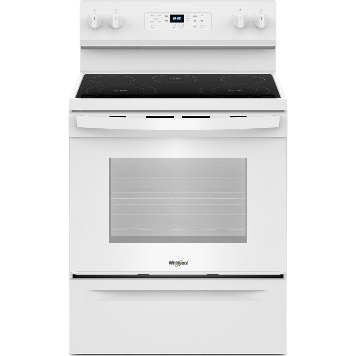 Whirlpool 30" Electric Range with Steam Clean - White (YWFES3330RW ...