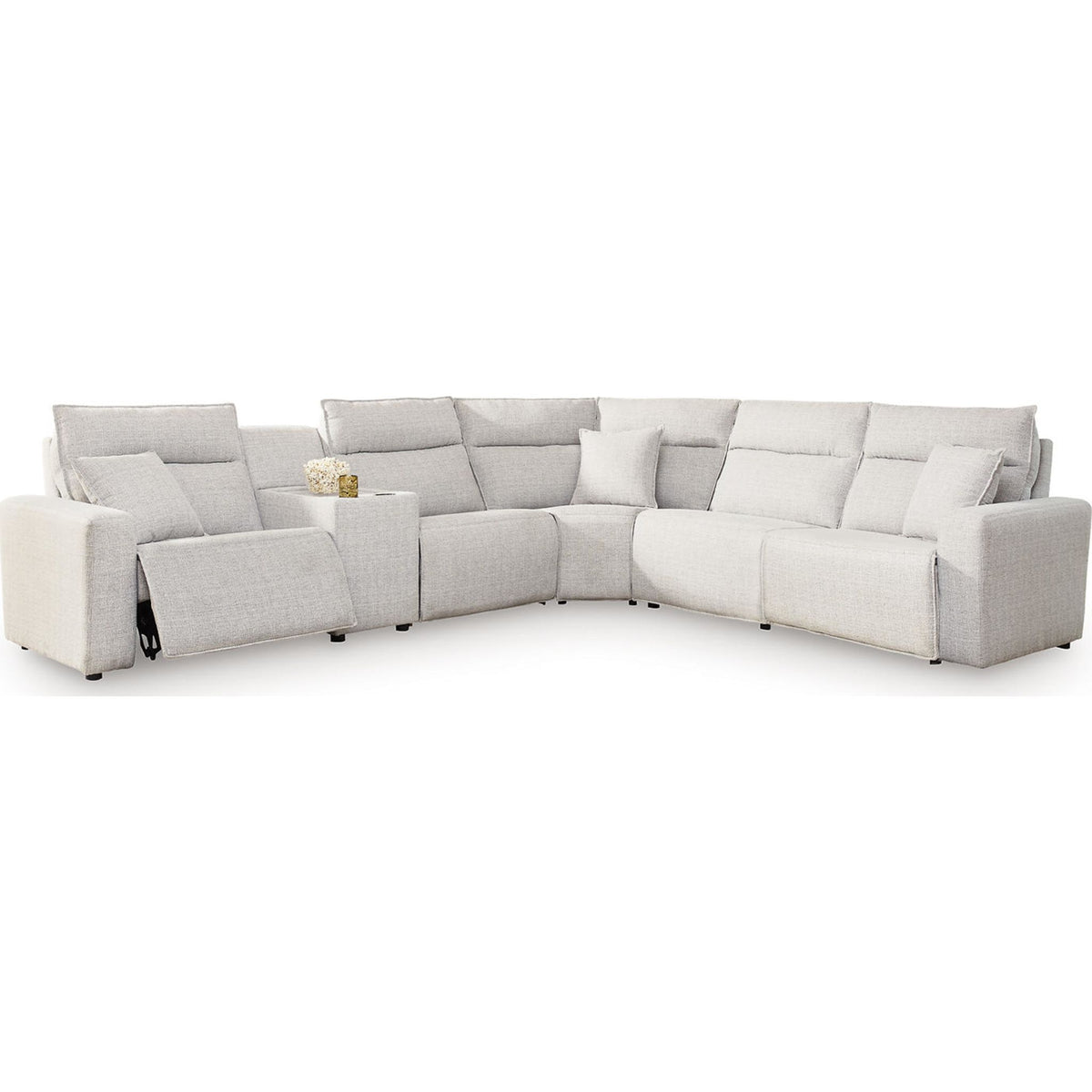 Modmax II 6 Piece Modular Reclining Sectional with Console | Ashley Canada