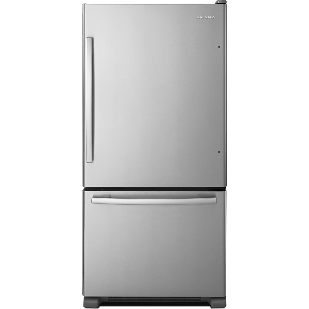 Amana 33-inch Wide Bottom-Freezer Refrigerator with EasyFreezerPull-Ou ...