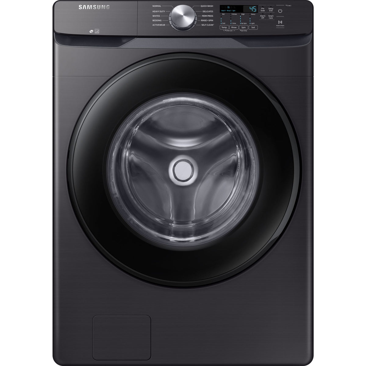 Samsung Front Load Washer (WF45T6000AV) - Black Stainless | Ashley Canada