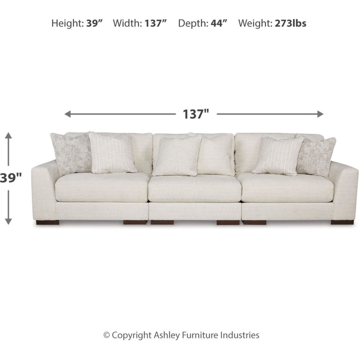 Lyndeboro-Exclusive 3 Piece Modular Sectional | Ashley Canada