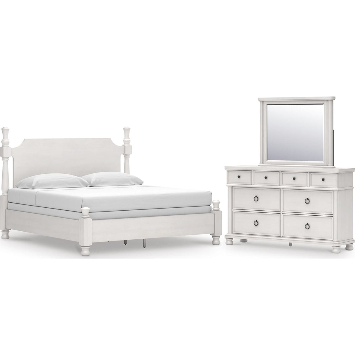 Chadworth 5 Piece King Poster Bedroom | Ashley Canada