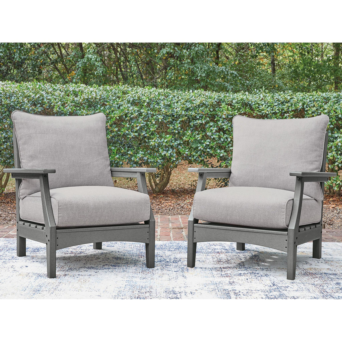 Lone View Bay Outdoor Lounge Chair with Cushion | Ashley Canada