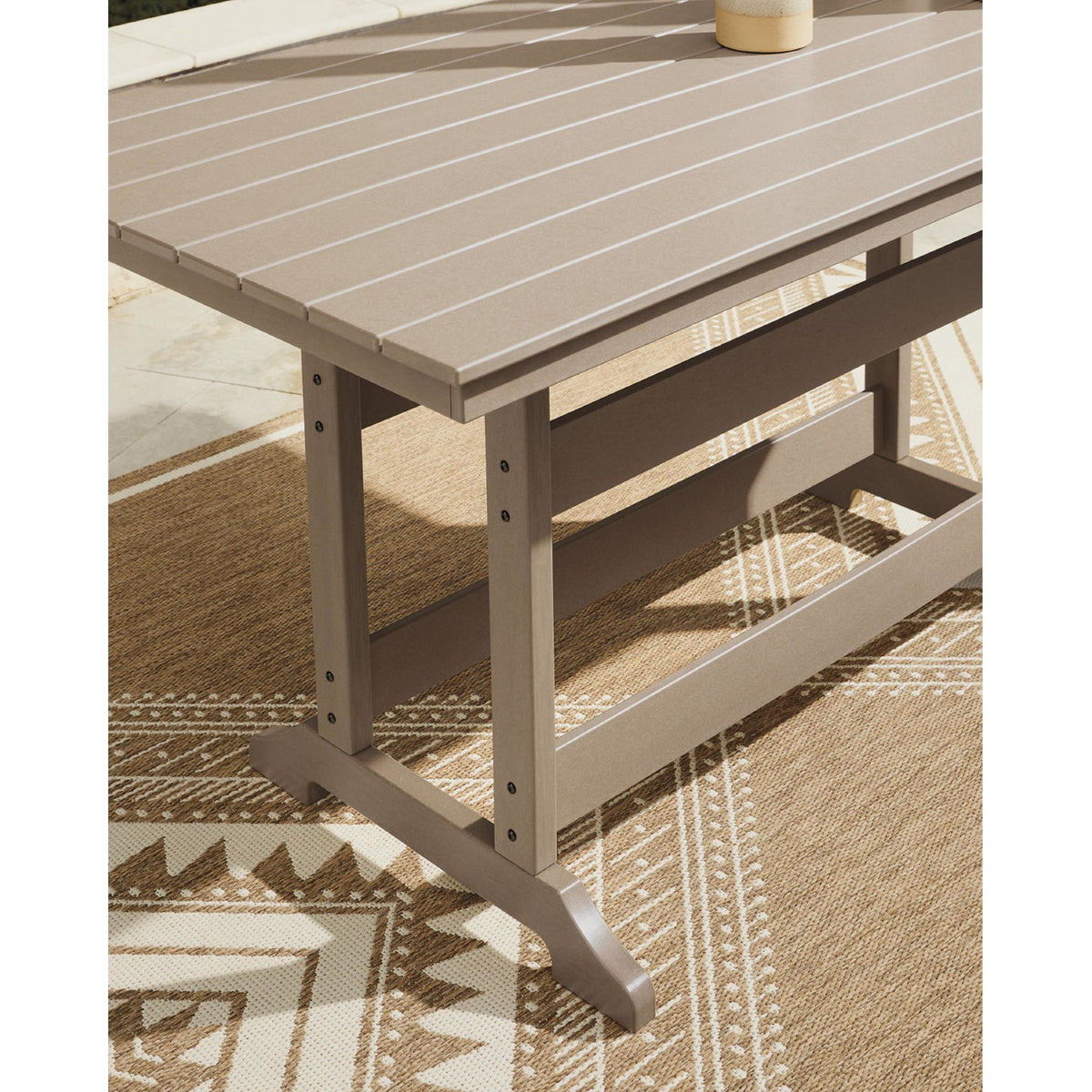 Sandy Dune Outdoor Counter Height Dining Table | Ashley Canada