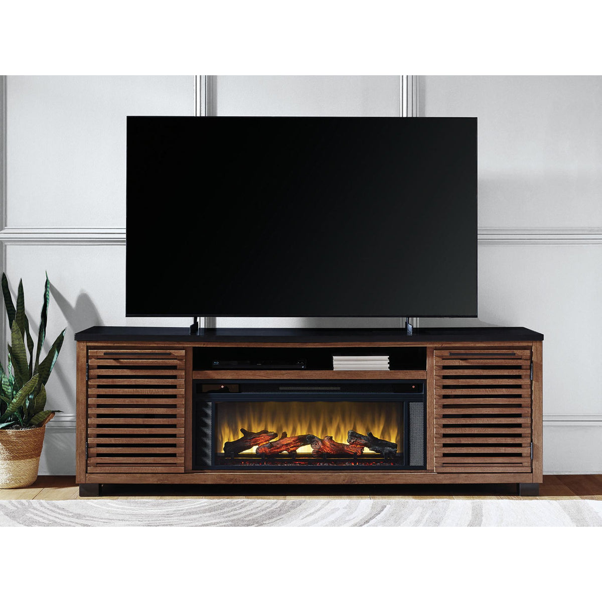 Kallari TV Stand with Fireplace | Ashley Canada
