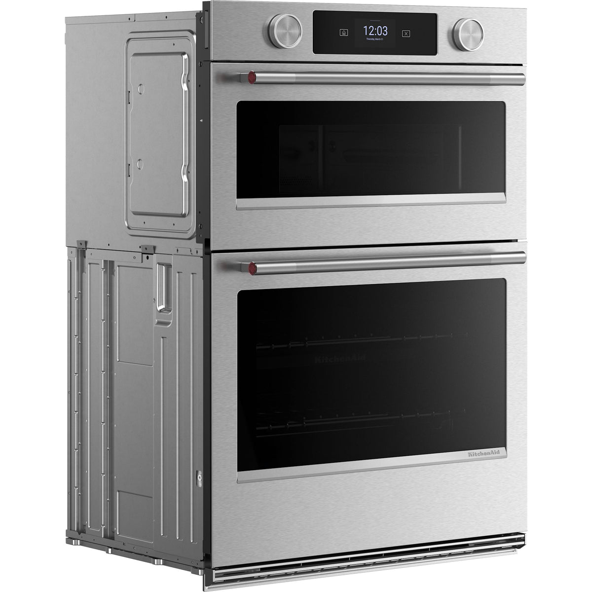 KitchenAid 30-inch Smart Electric Combo Wall Oven with Assisted Cookin ...