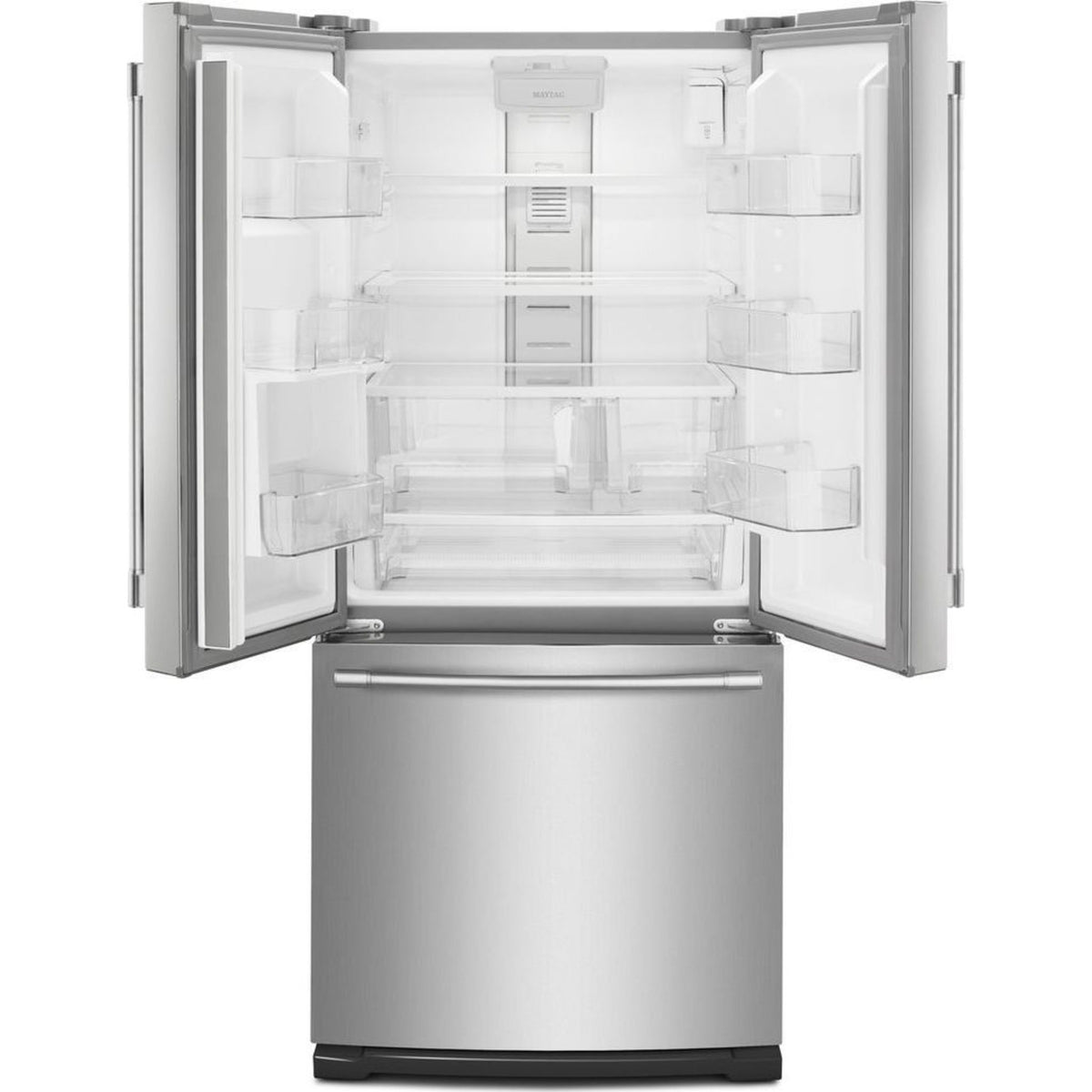 Maytag 30-Inch Wide French Door Refrigerator with Exterior Water Dispe ...