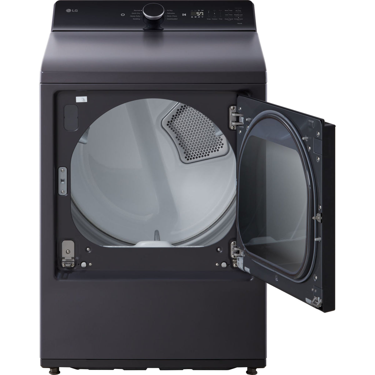 LG 7.3 cu.ft Ultra capacity Dryer with EasyLoad™ - Matt Black (DLE8400 ...
