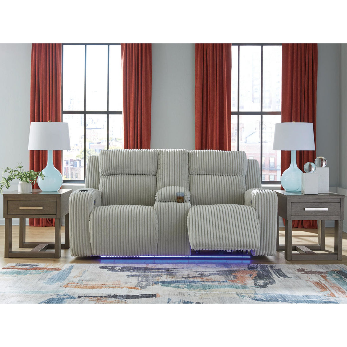TwinBrooke Power Reclining Loveseat with Console | Ashley Canada