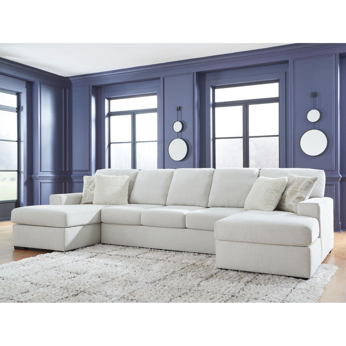 Leighelli-Exclusive 4 Piece Sectional with Dual Chaise | Ashley Canada