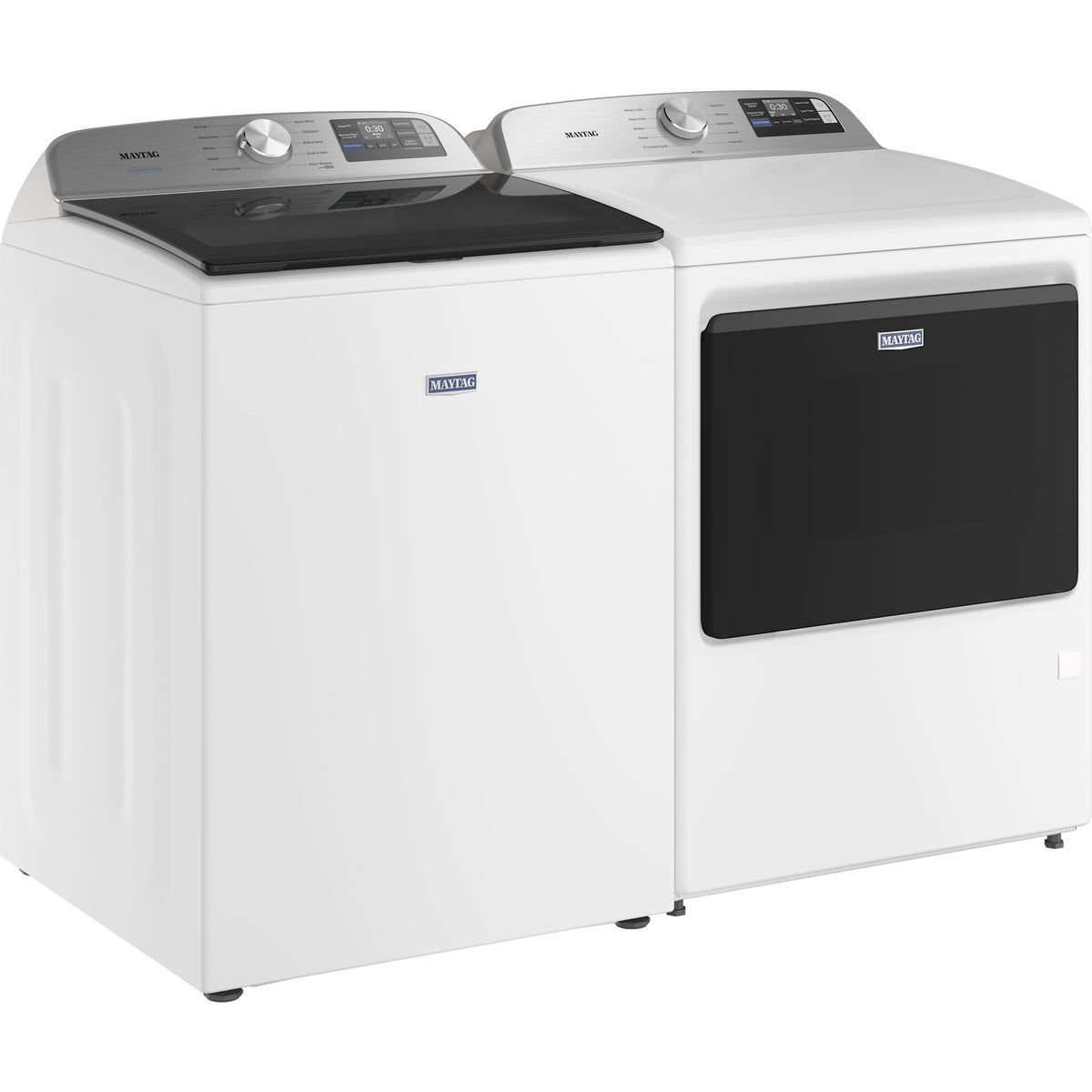 Maytag Top Load Pair (MTW6205RW-YMED6205RW) - White | Ashley Canada