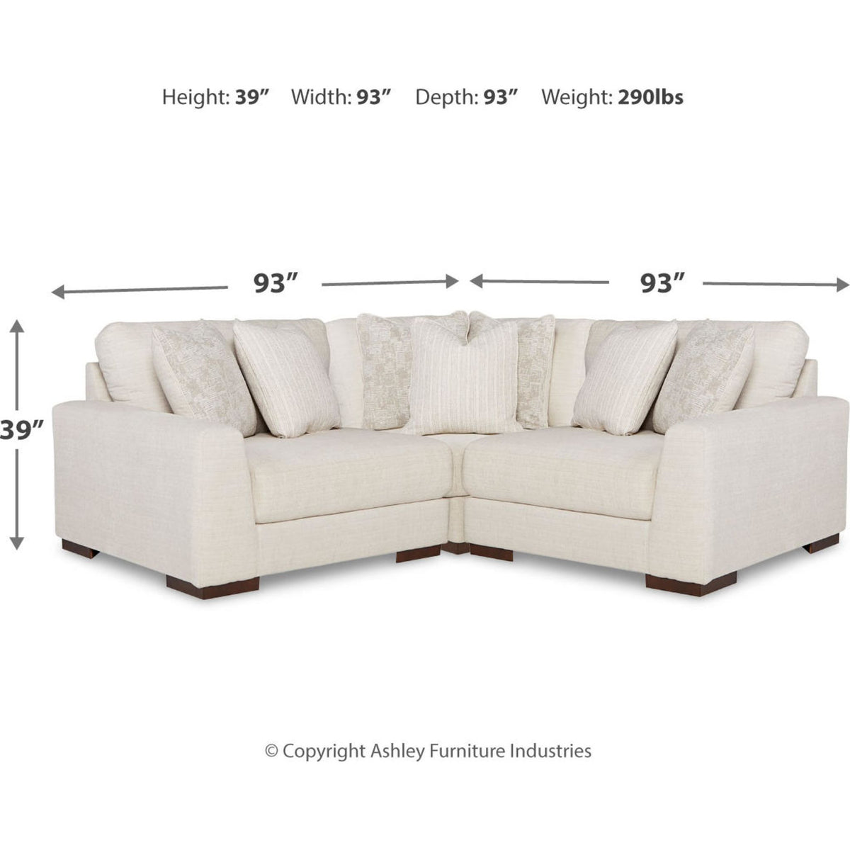 Lyndeboro-Exclusive 3 Piece Modular Sectional | Ashley Canada