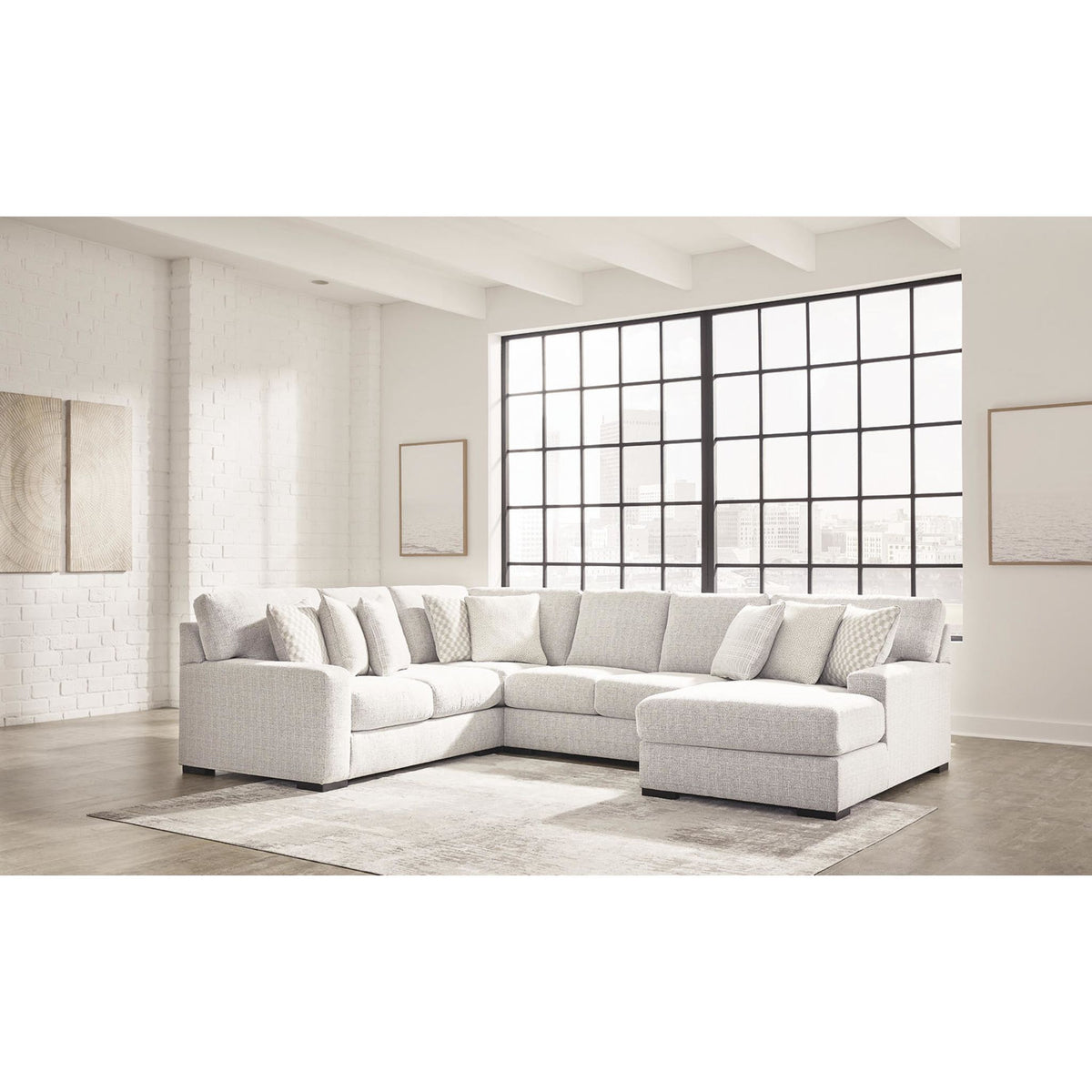 Larce-Exclusive 4 Piece Sectional with Chaise | Ashley Canada