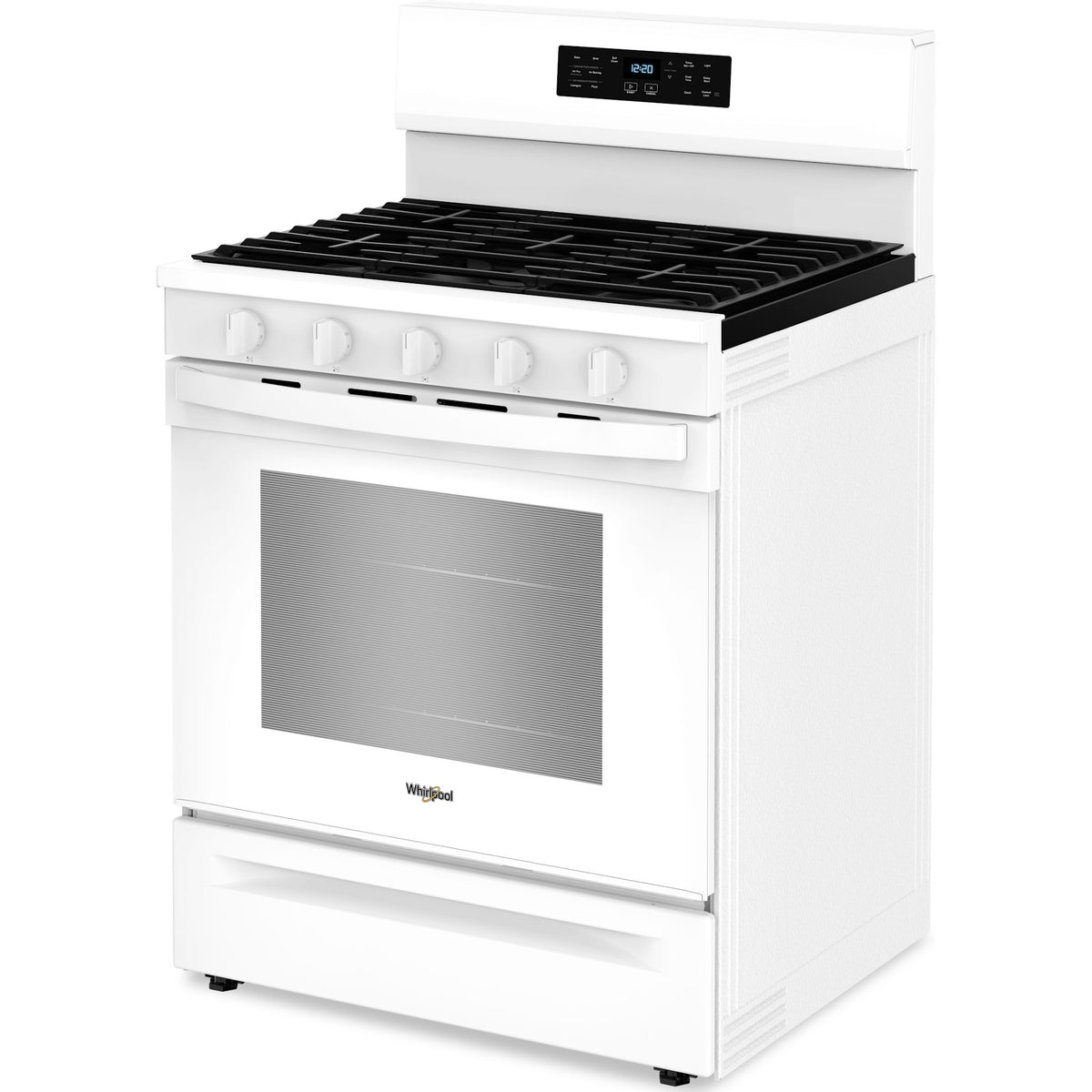 Whirlpool 30-inch Gas Range with Air Fry and Air Baking, Self Cleaning ...