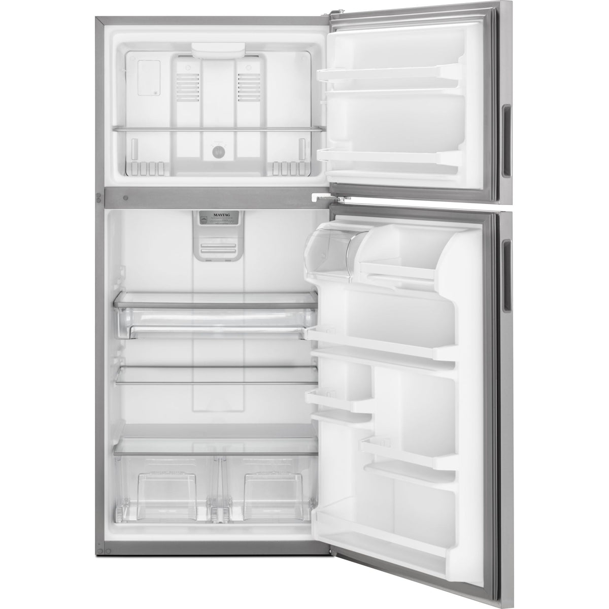 Maytag Top Mount Fridge (MRT311FFFZ) - Fingerprint Resistant Stainless ...