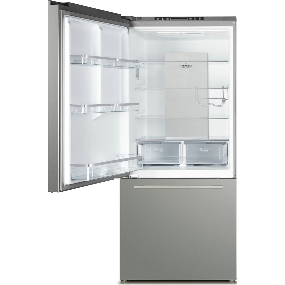 Marathon Bottom Mount Fridge (MFF179SSBM-LH) - Stainless Steel | Ashley ...