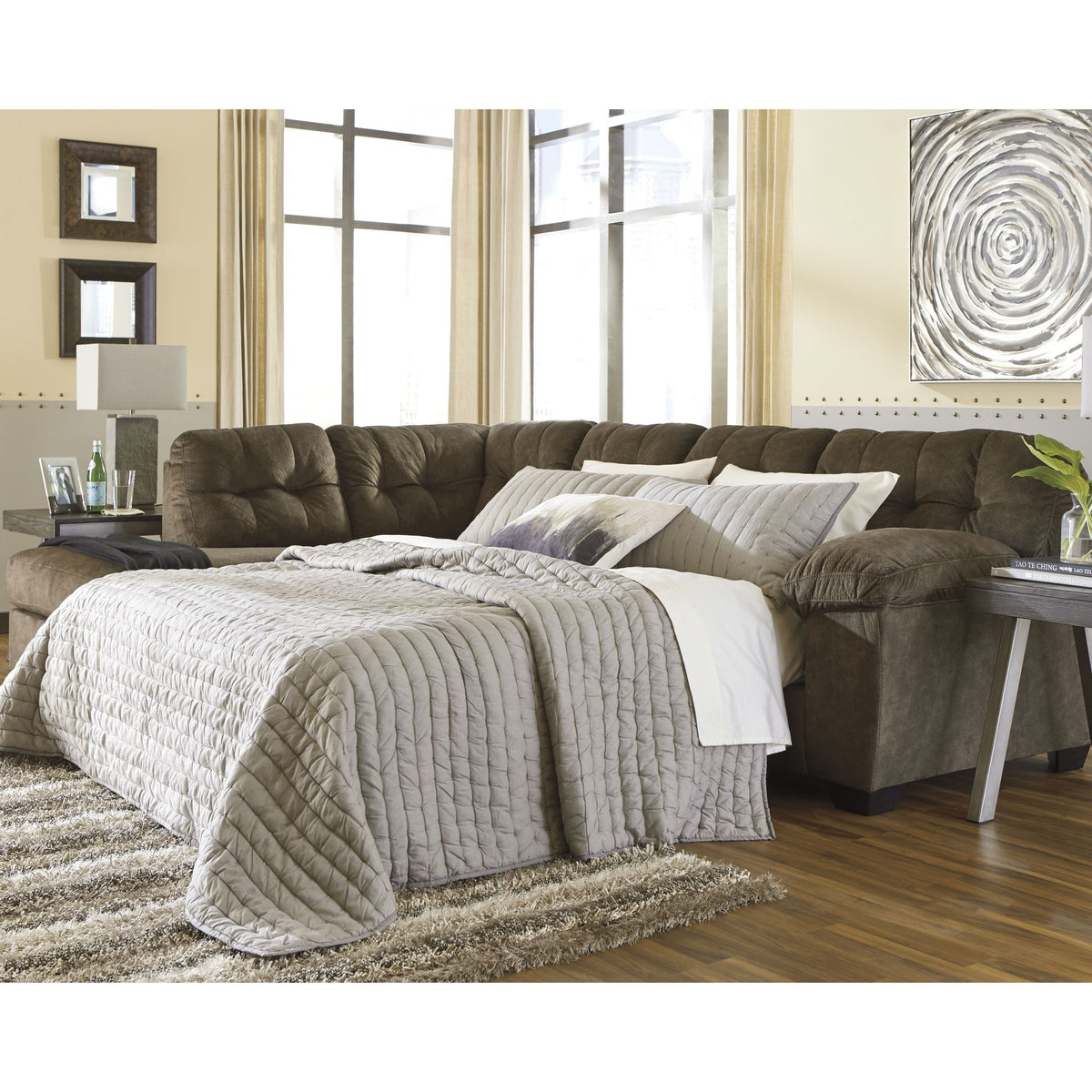Accrington 2 Piece Sleeper Sectional with Chaise | Ashley Canada