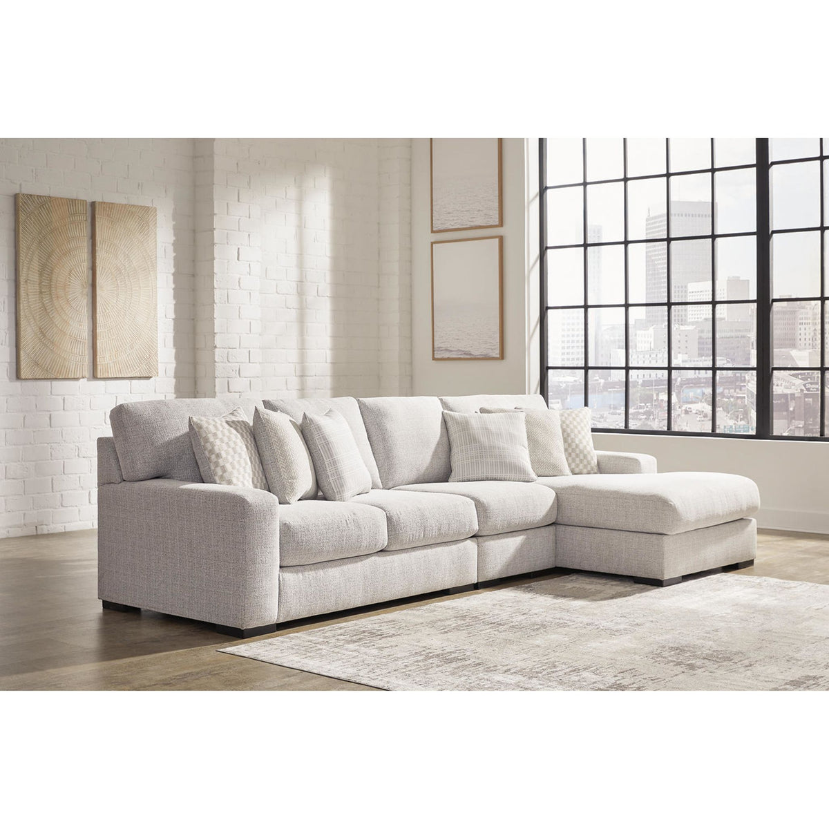 Larce-Exclusive 3 Piece Sectional with Chaise | Ashley Canada