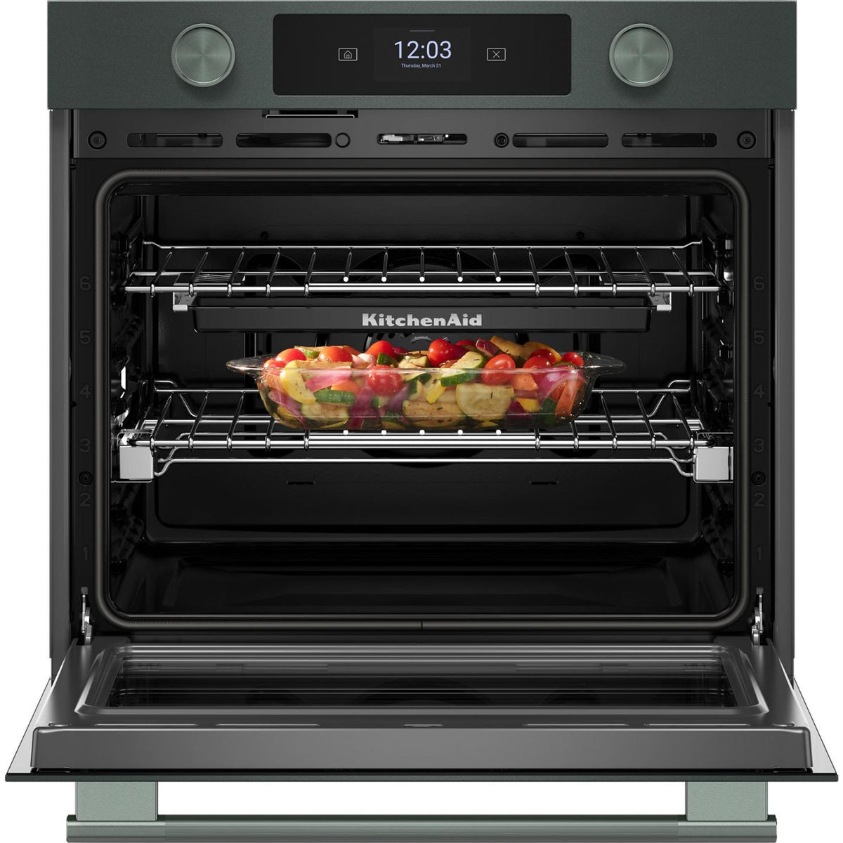 KitchenAid 30" Single Wall Oven (KOES930SBE) - Black Ore | Ashley Canada