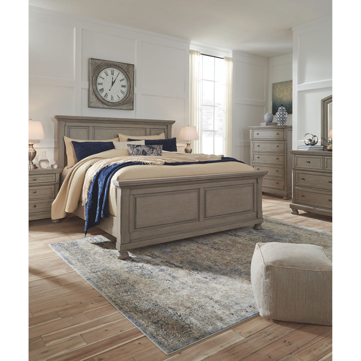 Lettner 3 Piece Panel Bed | Ashley Canada