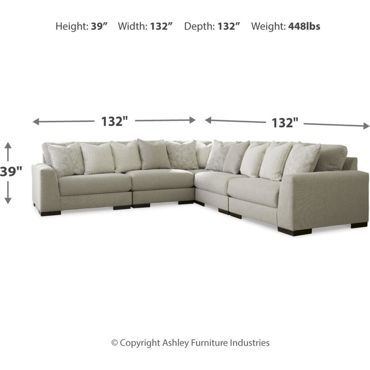 Lyndeboro-Exclusive 5 Piece Modular Sectional | Ashley Canada