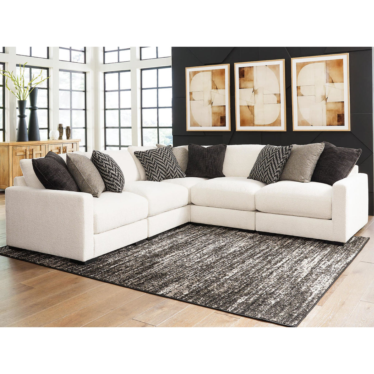 Elissa Court-Exclusive 5 Piece Modular Sectional | Ashley Canada