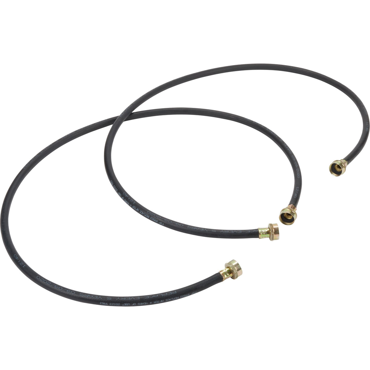 Whirlpool 5' Black Washer Inlet Hoses 1050 PSI - 2 Pack - (8212641RP ...