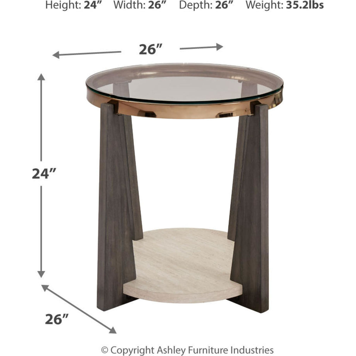 Frazwa End Table | Ashley Canada