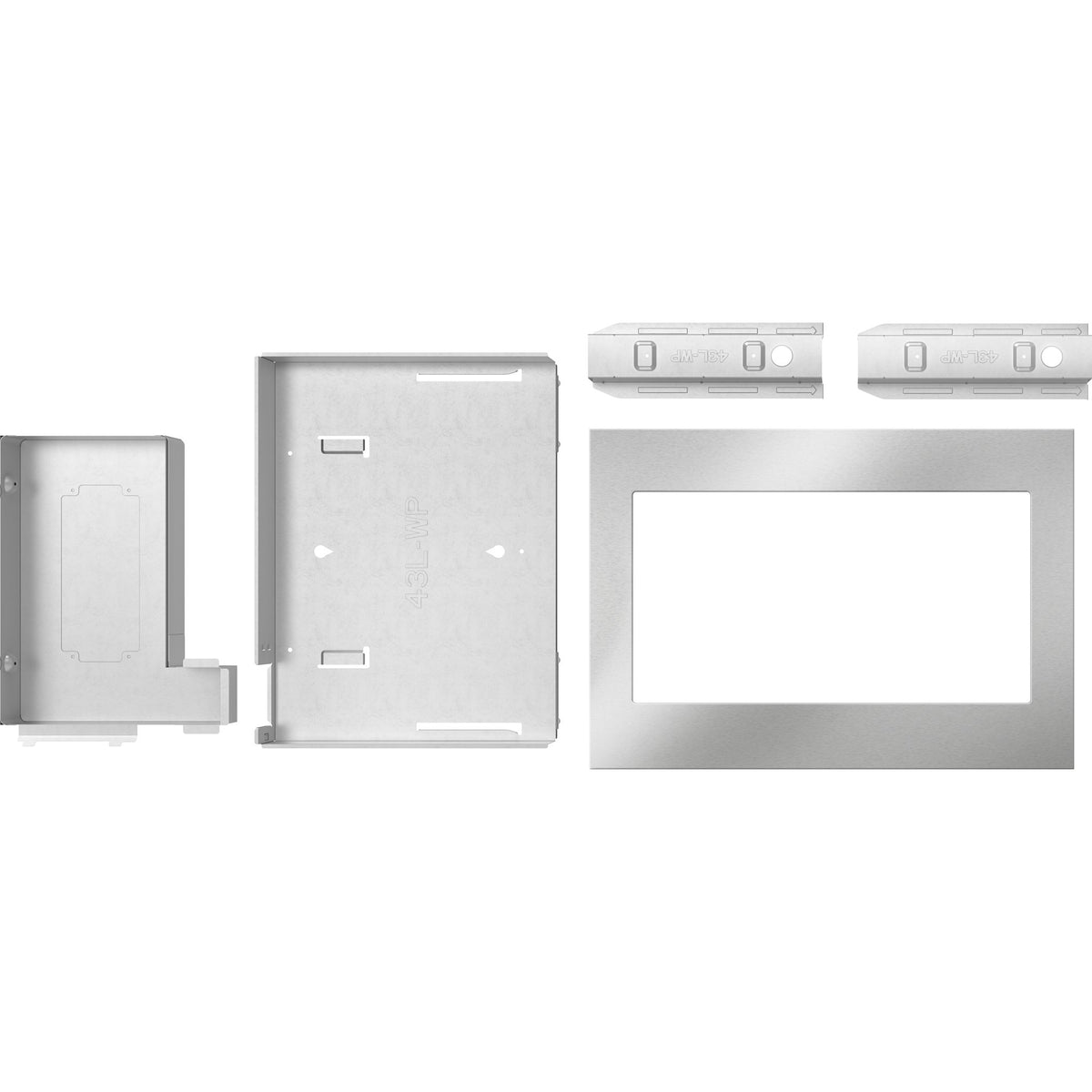 Whirlpool 27 in. Trim Kit for 1.5 Cu. Ft. Countertop Microwave with Co ...