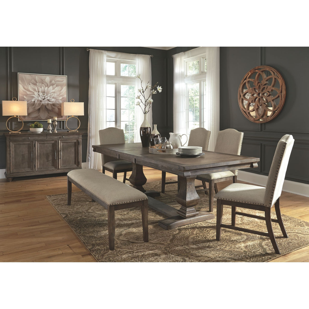 Johnelle-Exclusive Dining Extension Table | Ashley Canada