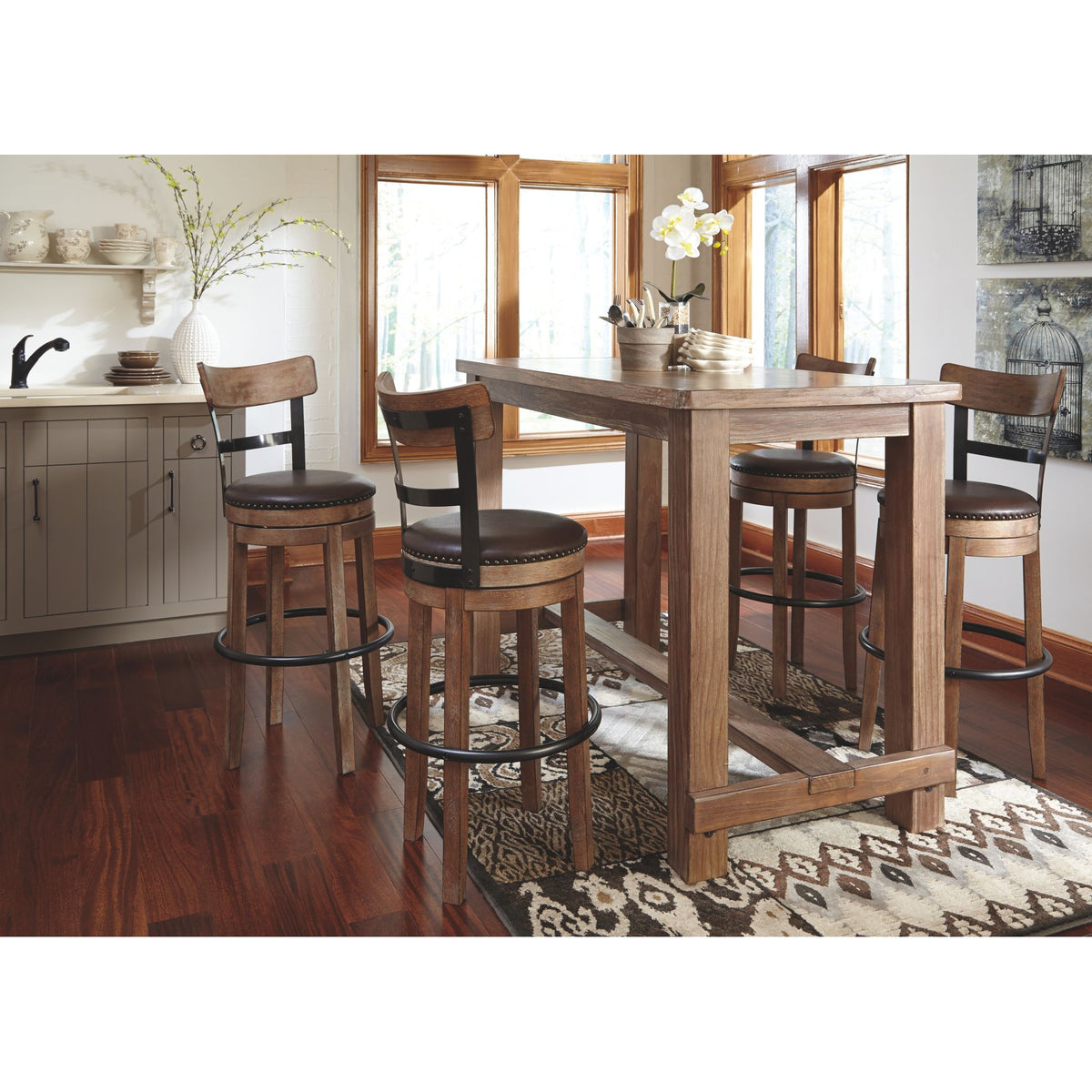 Pinnadel Bar Height Stool | Ashley Canada