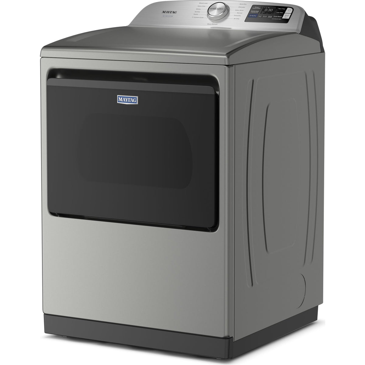 Maytag 7.4 Cu. Ft. Pet Pro Top Load Electric Dryer with Extra Power an ...