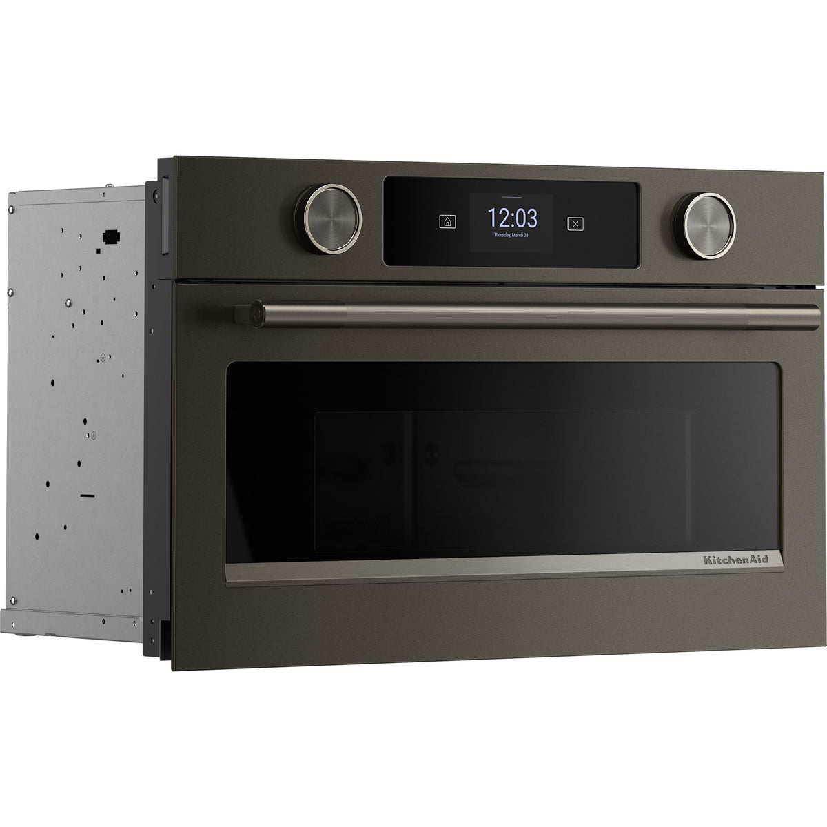 KitchenAid 30" Built In Microwave Oven with Air Fry -Black Ore (KMBS73 ...