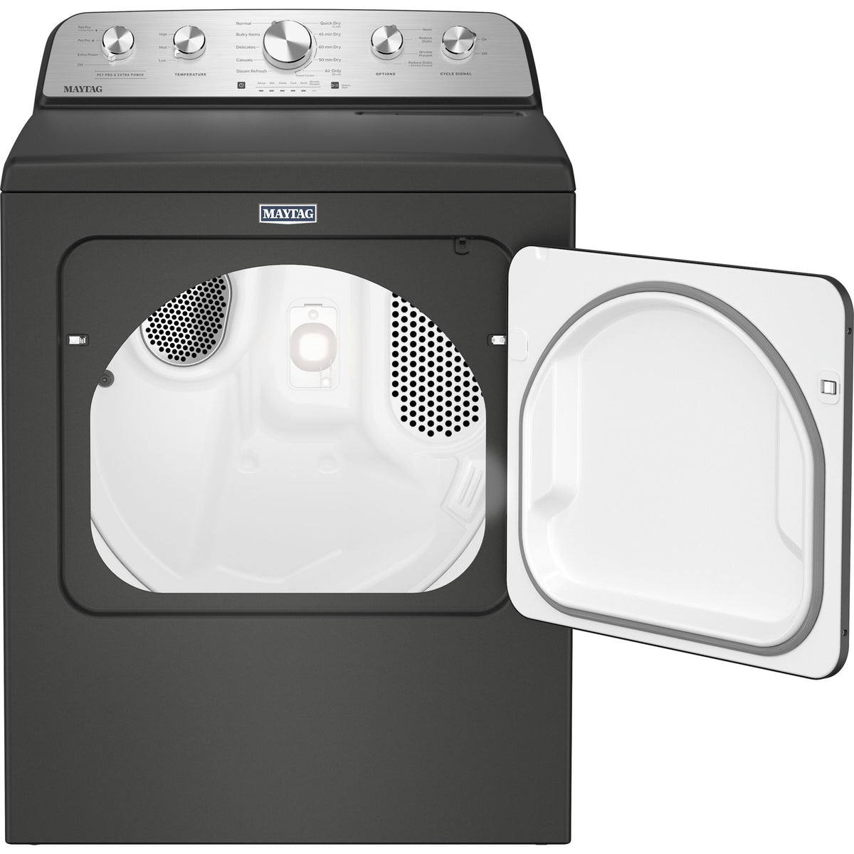 Maytag 7.0 Cu Ft. Load Gas Dryer with Extra Power and Pet Pro Option ...