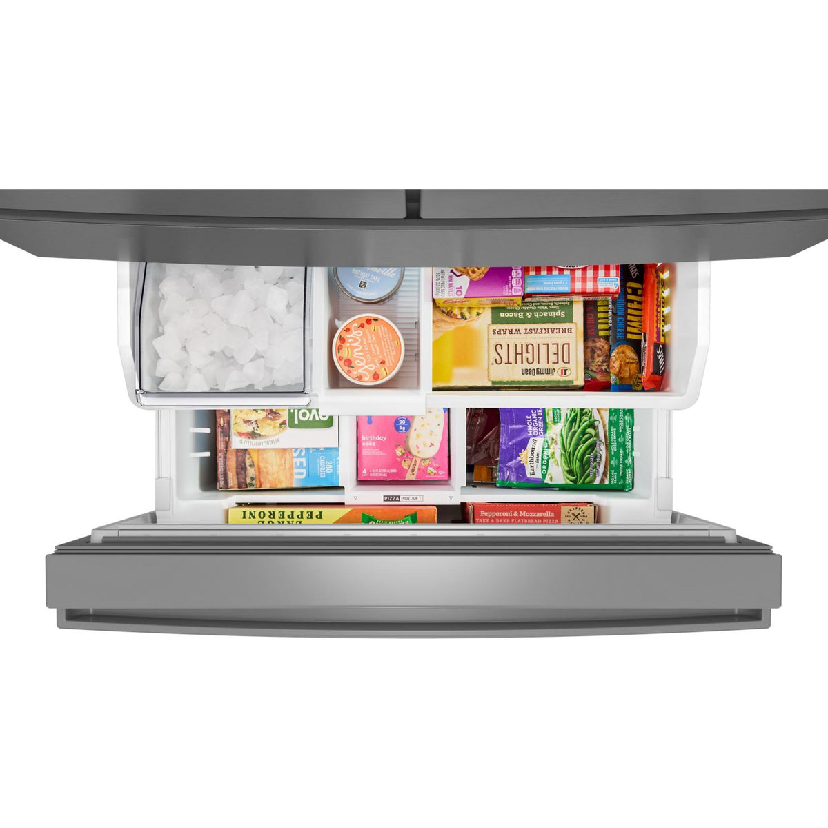 Whirlpool 30 Cu. Ft. Family-Sized Capacity French door refrigerator wi ...