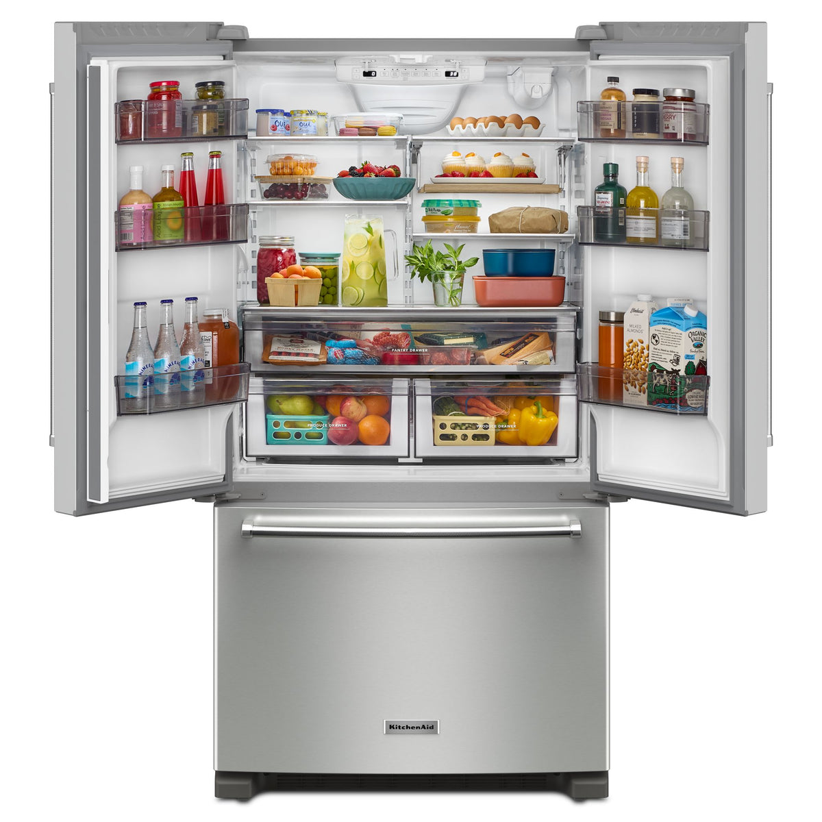 KitchenAid 20 cu. ft. 36" Width Counter-Depth French Door Refrigerator ...