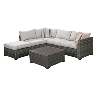 Elissa Court-Exclusive 3 Piece Modular Sectional with Chaise | Ashley ...