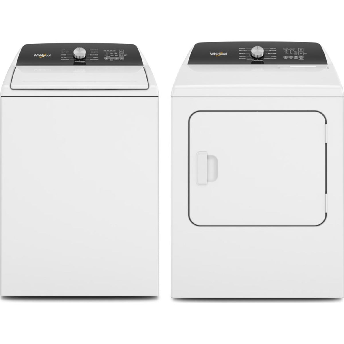 Whirlpool Top Load Pair (WTW5015LW-YWED5050LW) - WHITE | Ashley Canada