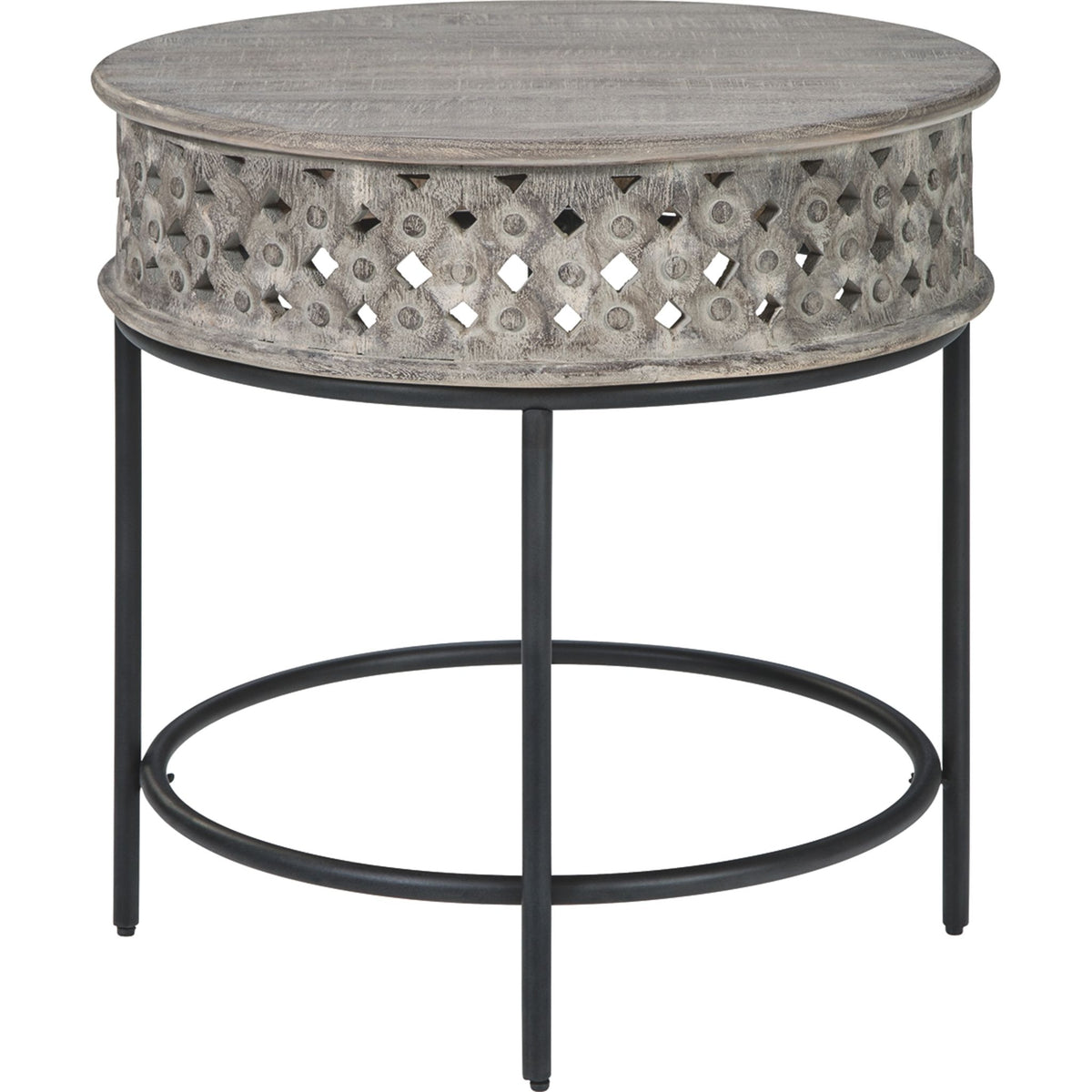 Rastella Round End Table | Ashley Canada