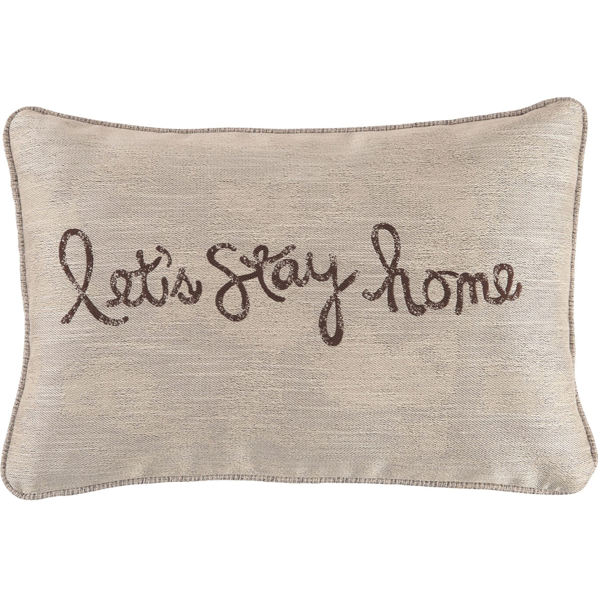 Lets Stay Home Accent Pillow | Ashley Canada