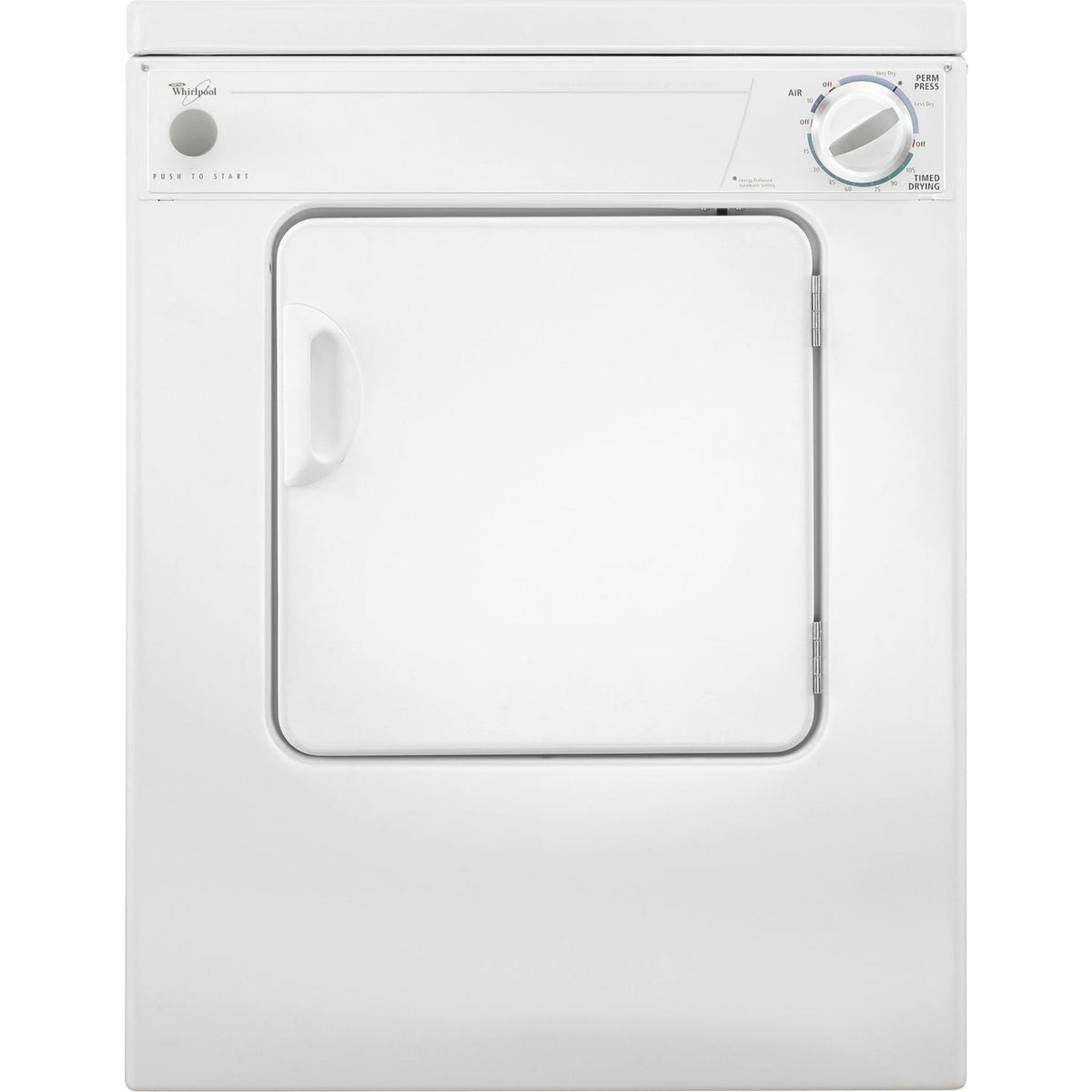 Whirlpool 3.4 cu.ft. Compact Electric Dryer with AccuDryDrying System ...