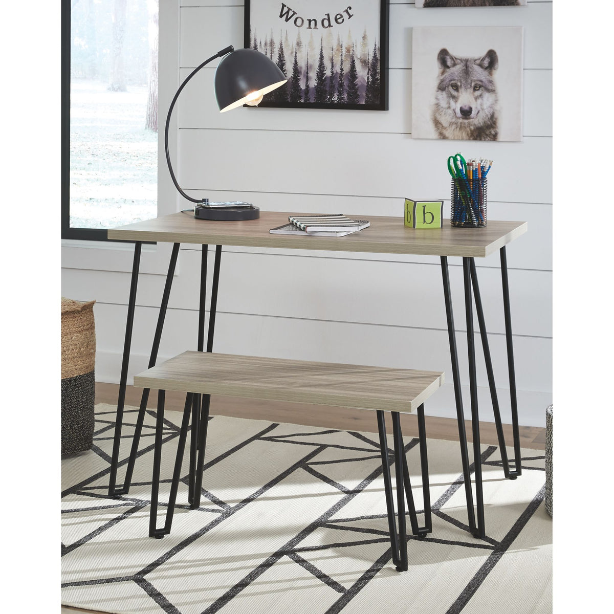 Blariden Desk w/Bench | Ashley Canada