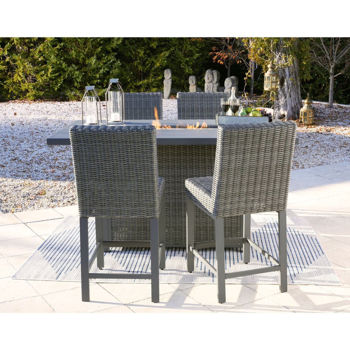 Palazzo 5 Piece Outdoor Bar Set | Ashley Canada