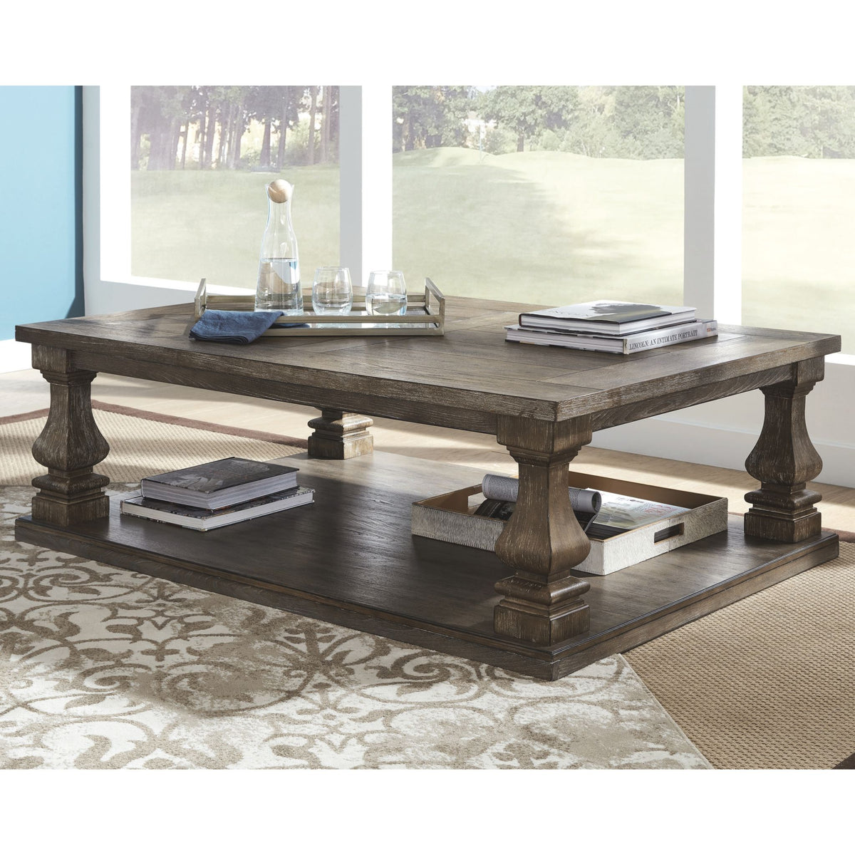 Johnelle Rectangle Coffee Table | Ashley Canada
