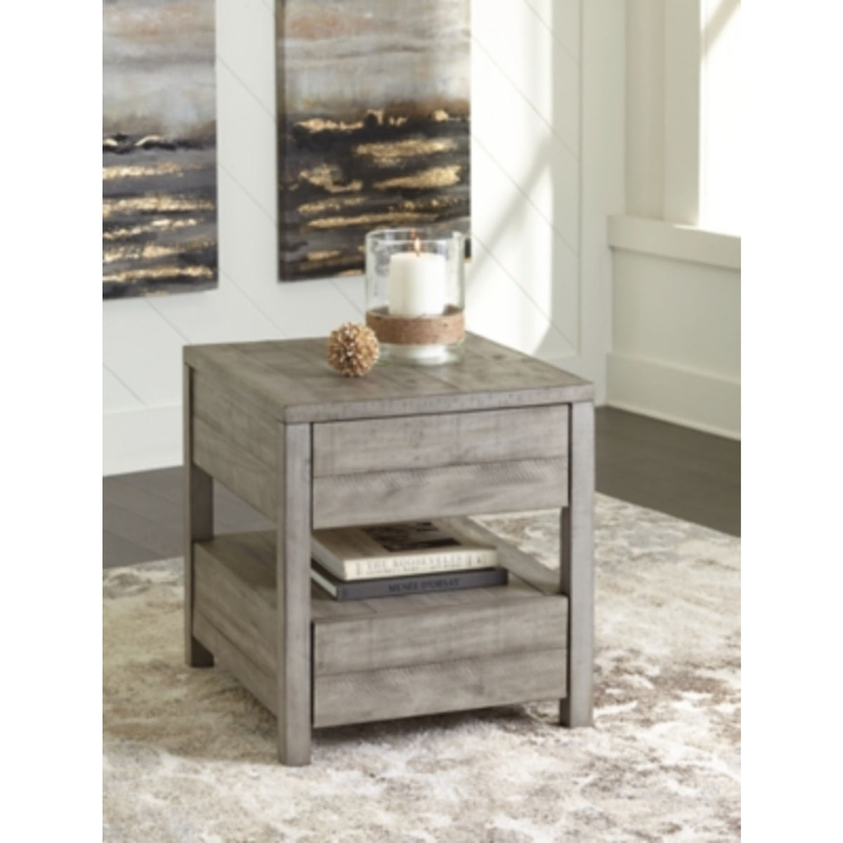 Krystanza Rectangle End Table | Ashley Canada